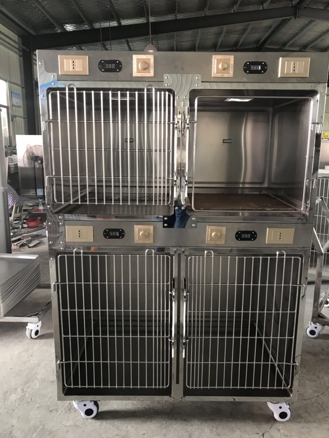 Veterinary Stainless Steel Cage