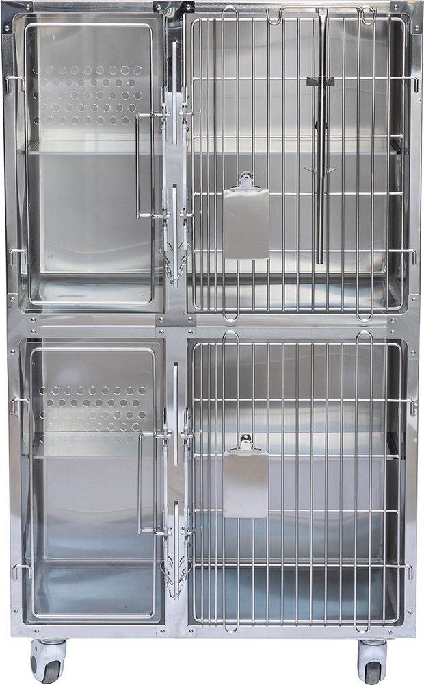 Luxury Stainless Steel Cat Cage
