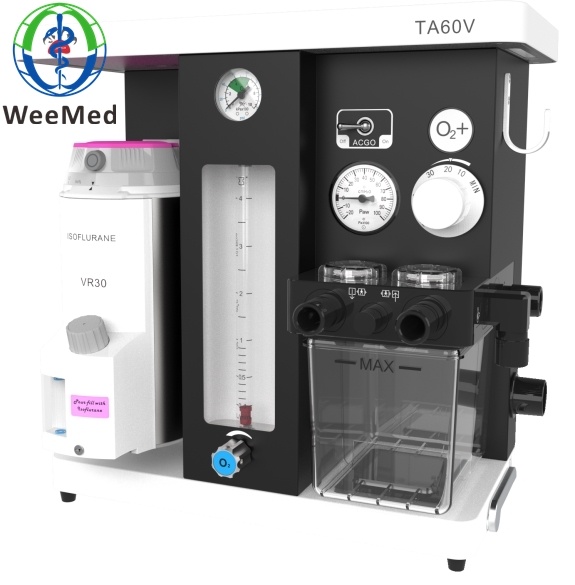 Veterinary Anesthesia Machine with Trolley Cart with Bain Module