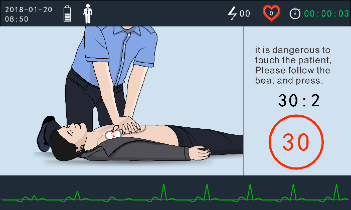 Amoul I5 Semi-Automatic External Defibrillator